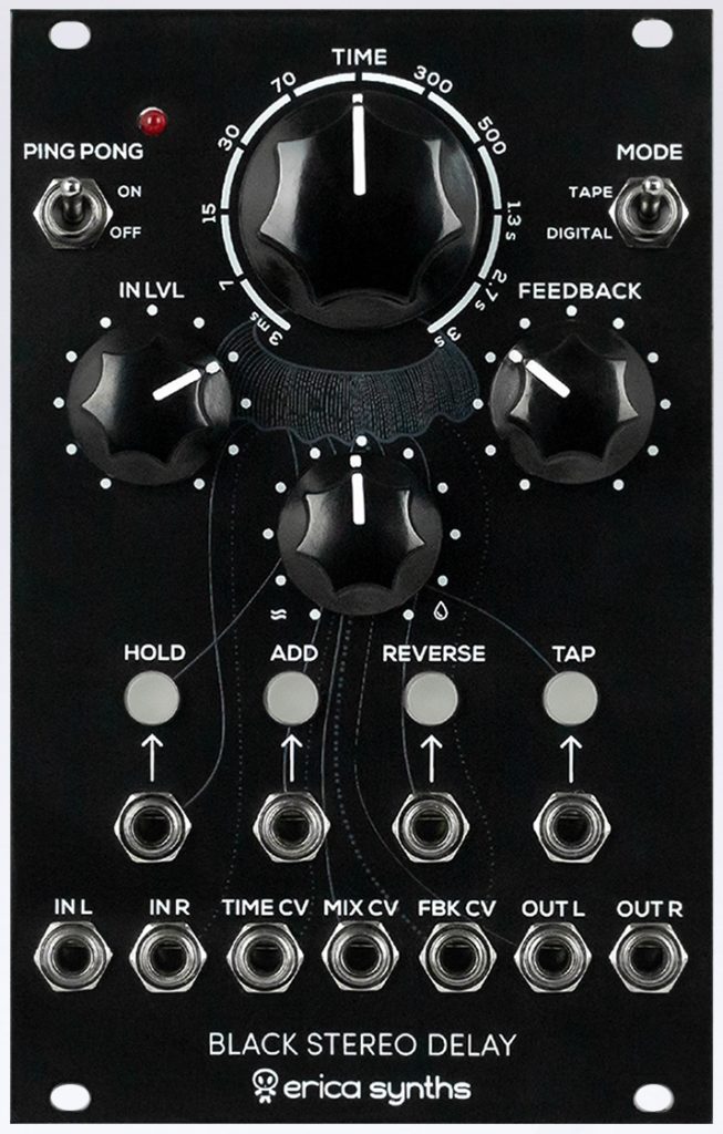 Black Stereo Delay - postmodular